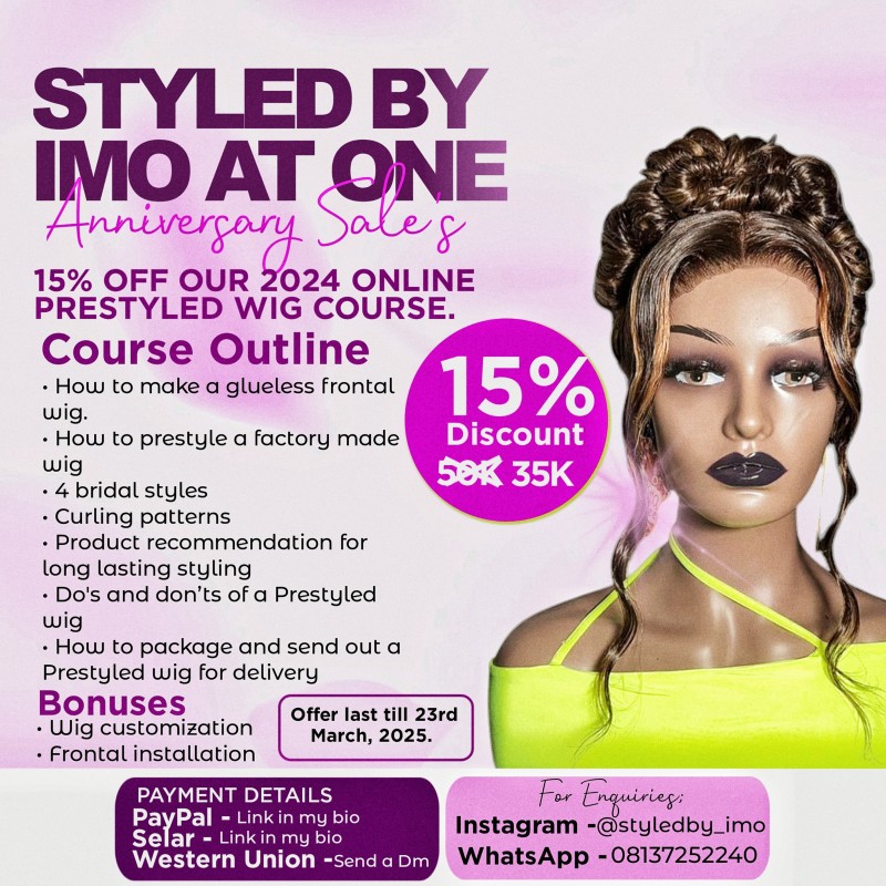 Buy Anniversary discount course by Margaret Ikedinma on Selar