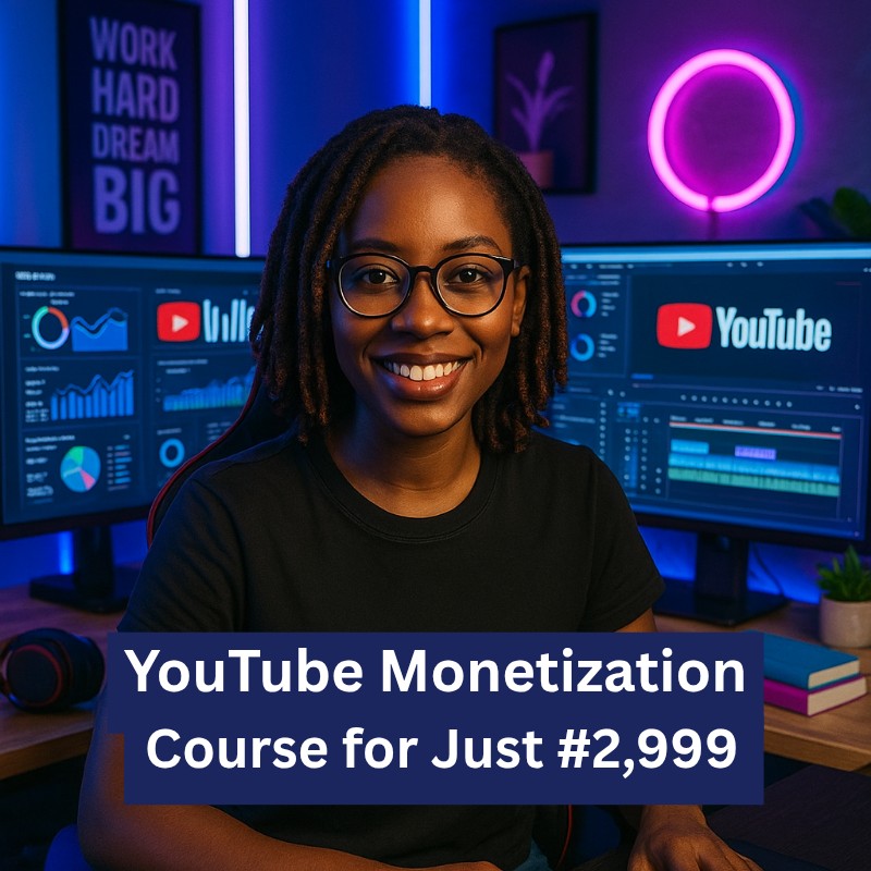 Buy YOUTUBE MONETIZATION COURSE by Creator's Academy on Selar