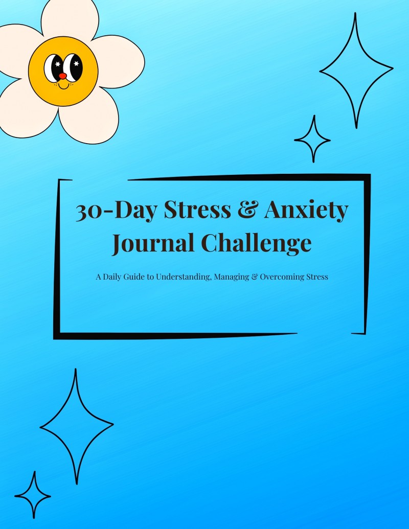 Buy 30-Day Stress & Anxiety Journal Challenge by Mariglobe on Selar