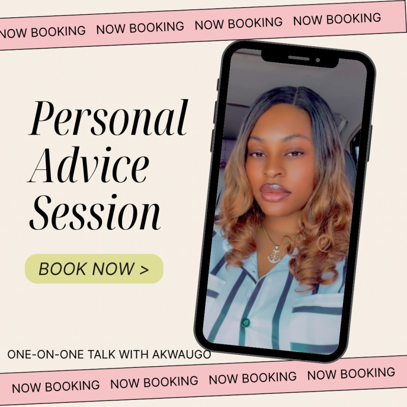 Buy Personal Advice Sessions (one-on-one) by Mary Chiebonam (Akwaugo ...