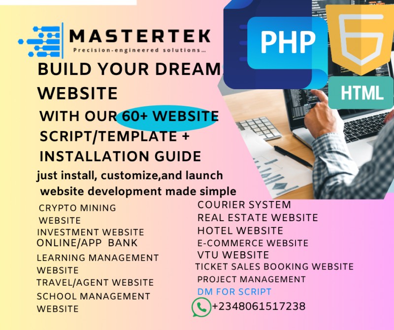 Buy 60 WEBPACK SCRIPTS by MASTERTEK on Selar