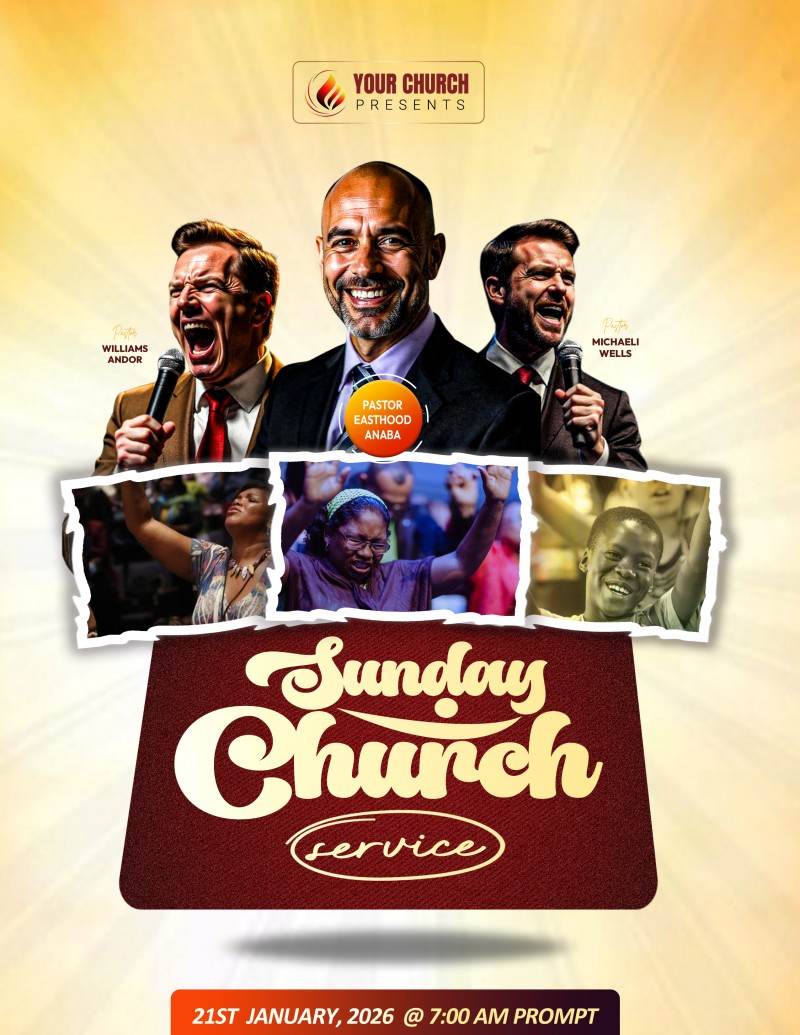 Buy PSD CHURCH FLYER TEMPLATE by Classic Designs on Selar