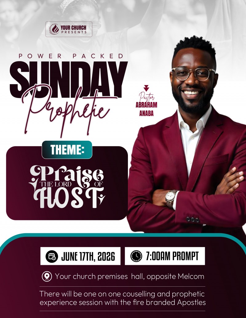 Buy PSD CHURCH FLYER TEMPLATE by Classic Designs on Selar