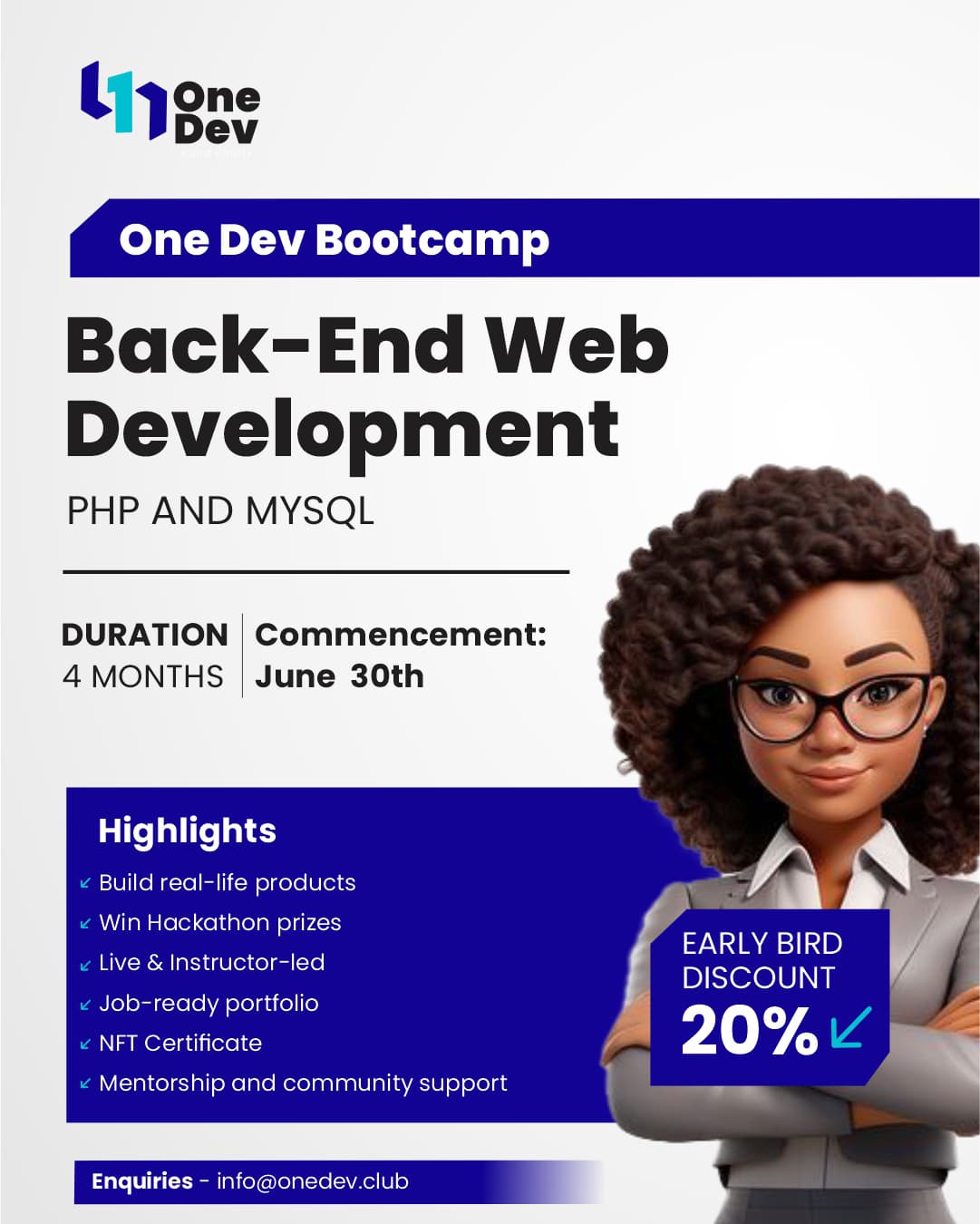 Buy Back-end Web Development by One Dev on Selar