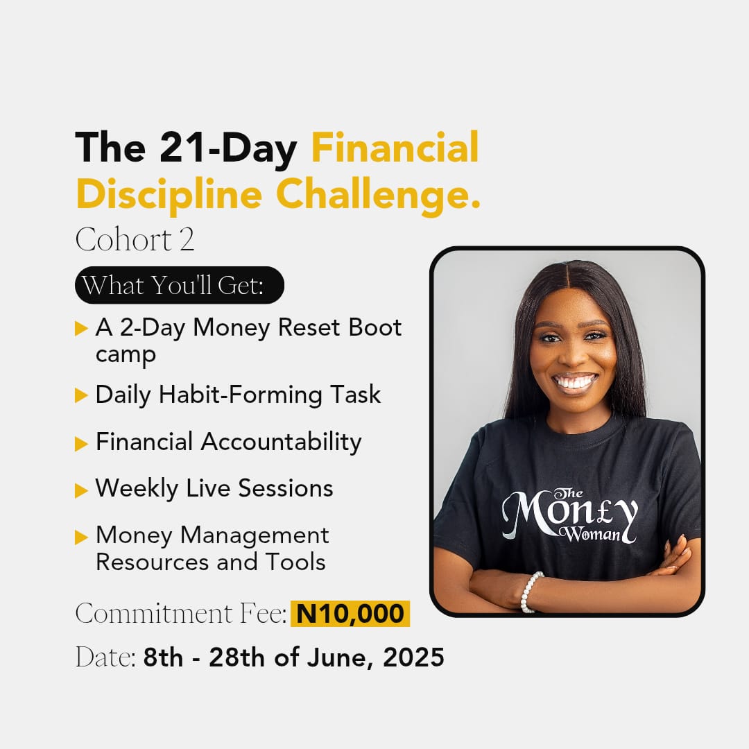Buy The 21-Day Financial Discipline Challenge. by Mercy Wilson on Selar