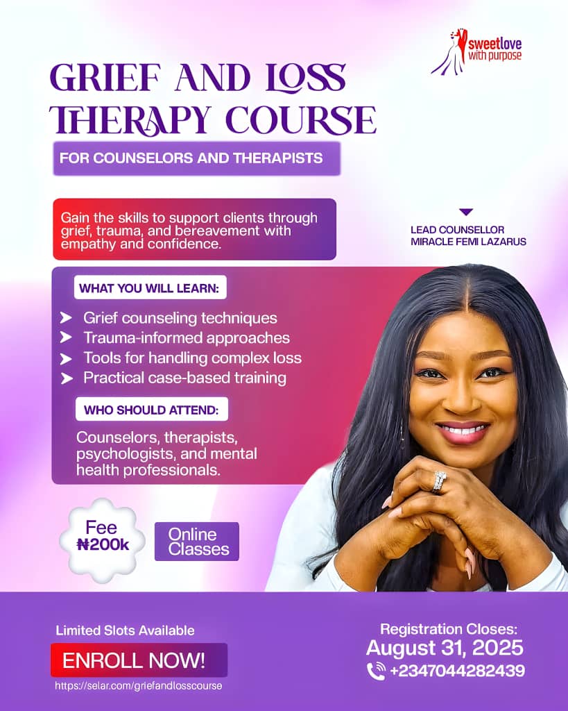 Buy Grief And Loss Course By Miracle Femi Lazarus On Selar