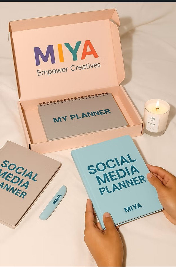 Preorder Social Media Planner/ Journal by Miya For Creatives on Selar