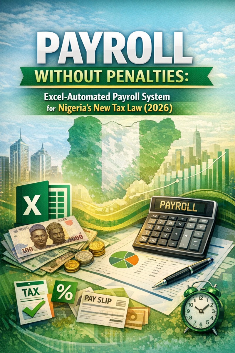 Buy PAYROLL WITHOUT PENALTIES: AUTOMATED EXCEL PAYROLL FOR NIGERIA NEW ...