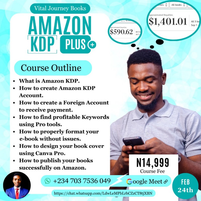 Buy Amazon KDP Tutorial by Moses Oladimeji on Selar
