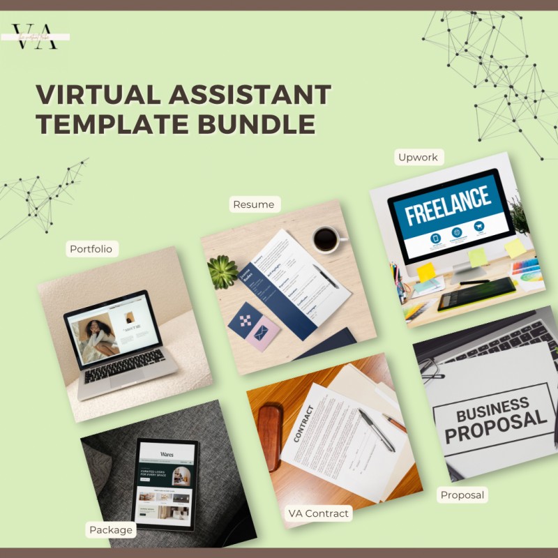 Buy Virtual Assistant Template Bundle by Olowookere Catherine ...