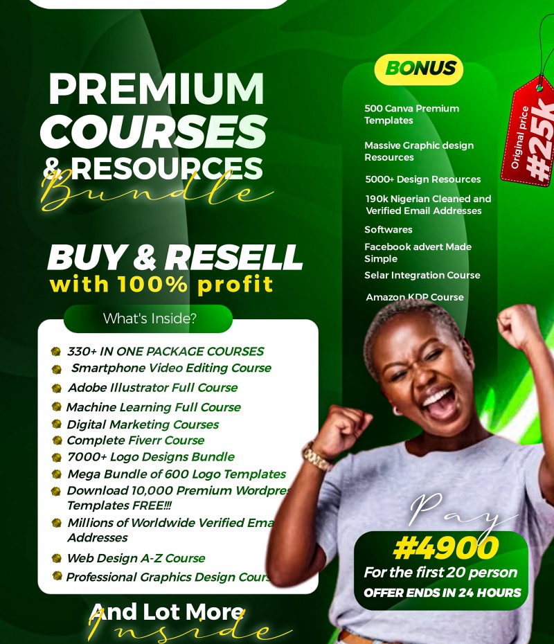 Get AWOOF COURSE BUNDLE by Mr. Ben Ashka on Selar