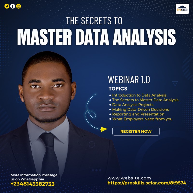 Buy The Secrets to Master Data Analysis by ProSkills on Selar