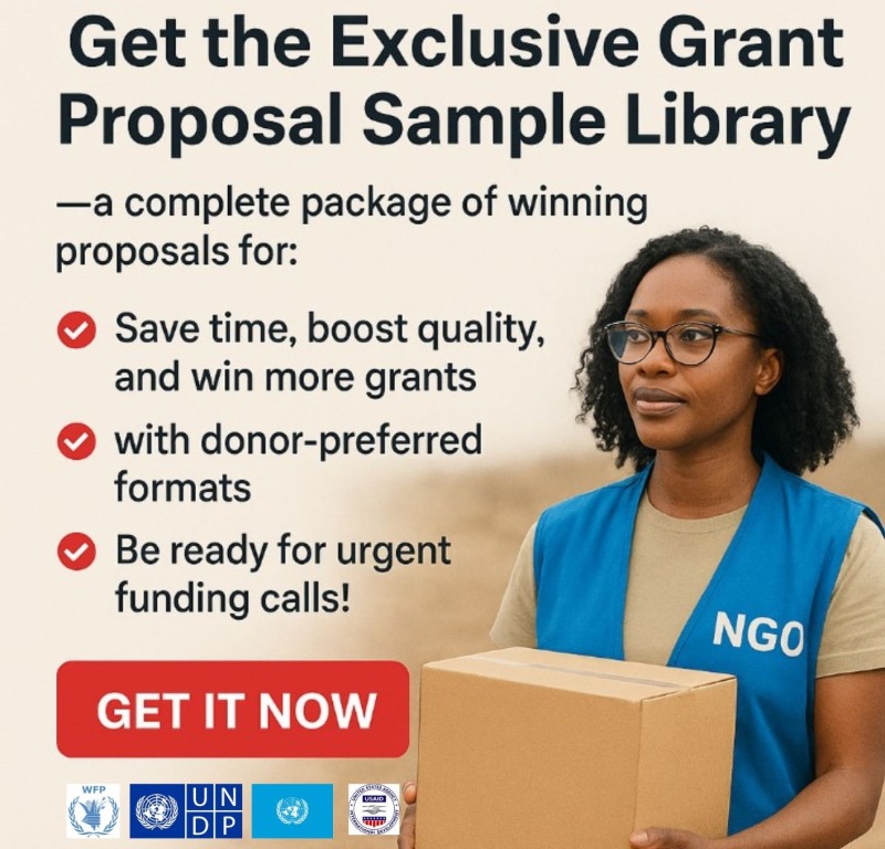 Buy NGOs Grant, All-in-One Grant Proposal Sample Library - These ...
