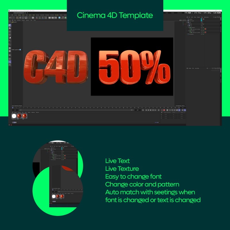 Buy CINEMA 4D TEMPLATE by nickstudio™ on Selar
