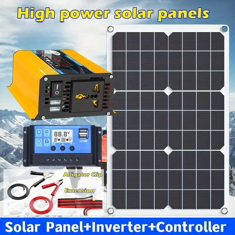 Buy Solar Generator (Solar Panel + Inverter + Controller) by Green ...