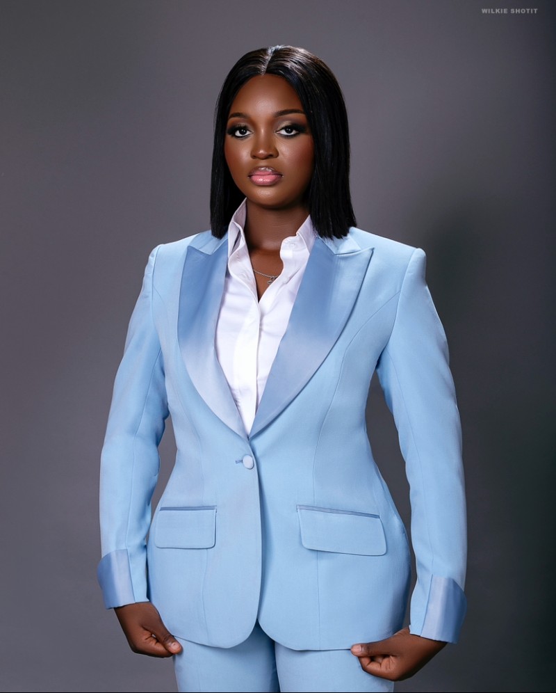 Buy FEMALE PEAK LAPEL SUIT by OCIEN FASHION ACADEMY on Selar