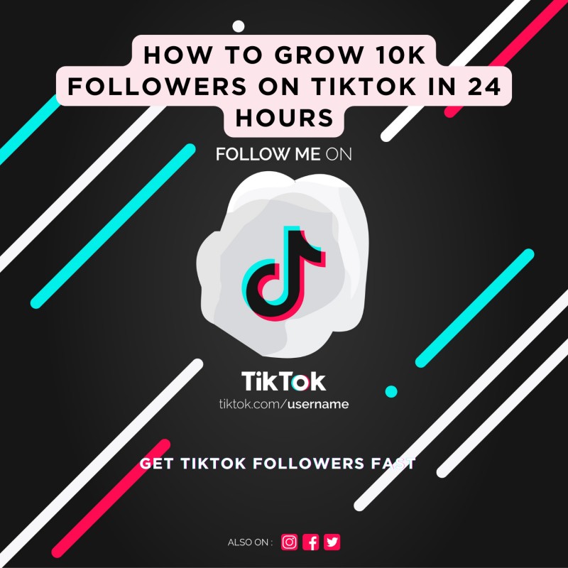 Buy HOW TO GROW 10K FOLLOWERS ON TIKTOK IN 24 HOURS (get tiktok ...