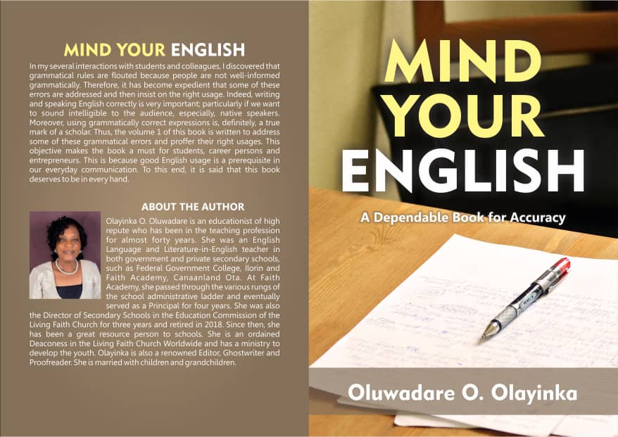 Buy MIND YOUR ENGLISH by Olayinka Oluwadare on Selar