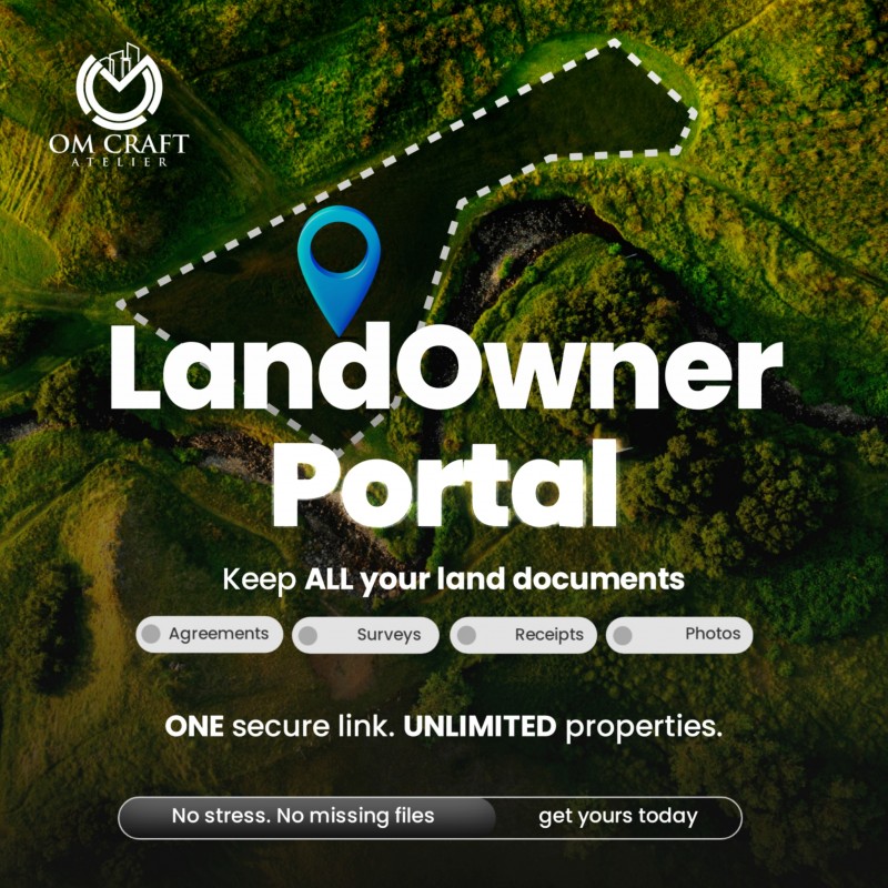 Subscribe OM-Craft Atelier Landowner Portal by Om-Craft Atelier on Selar