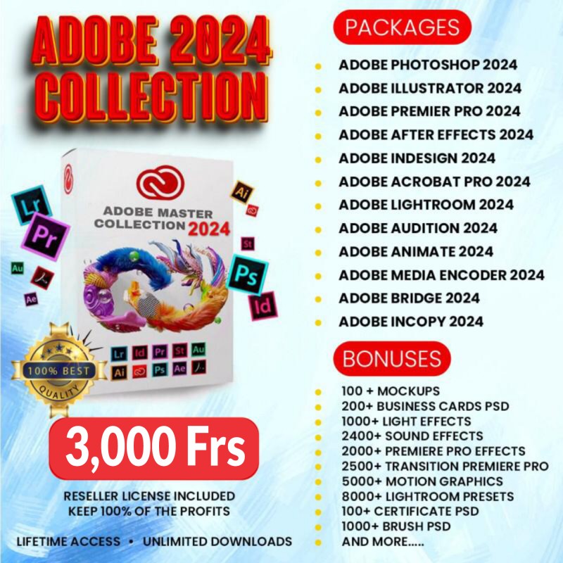 Buy Adobe 2024 Collection by ArcByte Digital on Selar