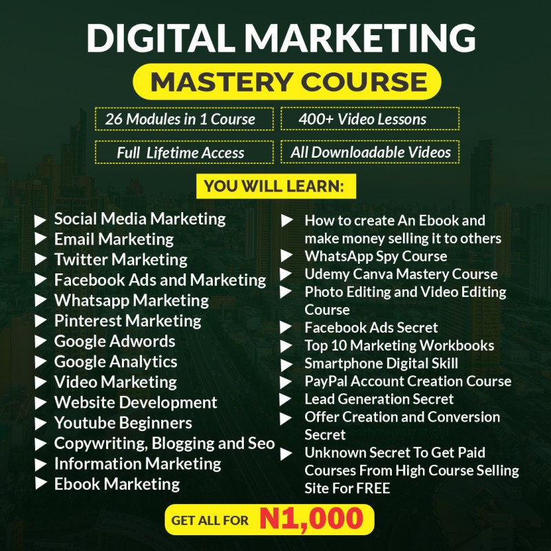 Buy Complete Digital Marketing Mastery Course by ArcByte Digital on Selar