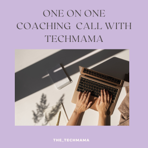 Buy One-on-One Call with Techmama by Oluwashola Adoye on Selar