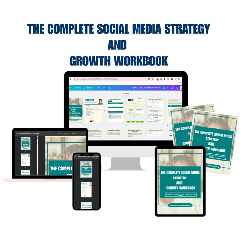 Buy The Complete Social Media Strategy and Growth Workbook. A Hands-On ...