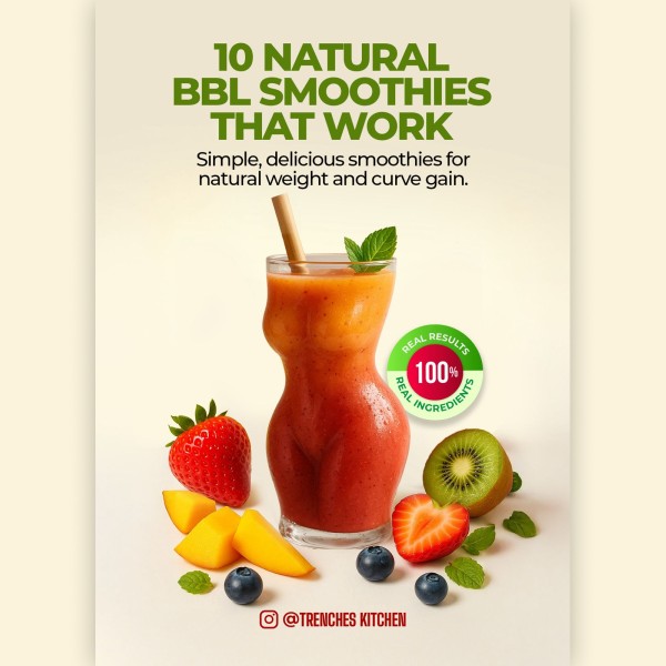 Buy 10 Natural BBL Smoothies That Work by Trenches Kitchen on Selar