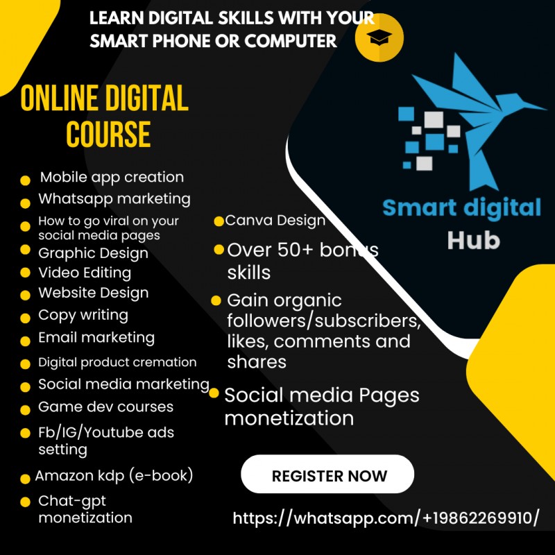 Buy Digital skill courses and social media monetization by Omonuwa ...