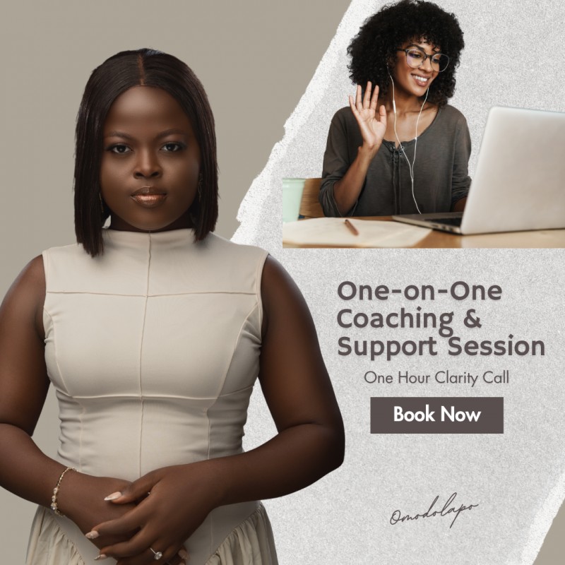 Buy One-on-One Coaching and Support Session by Omodolapo Lawal on Selar