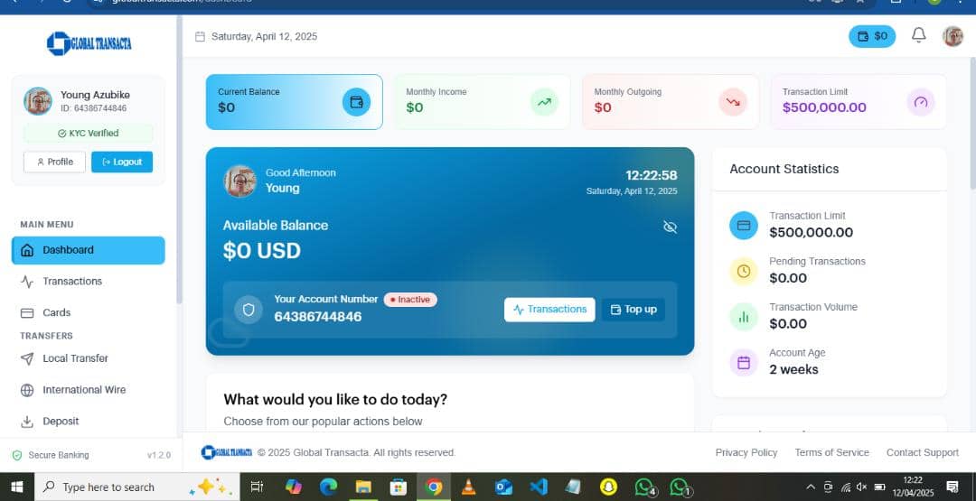 Buy Advancing Banking PHP Script download by Banking script Shop on Selar