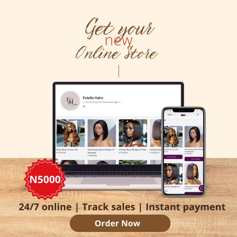 Buy Online Store Setup Service (Basic Plan) by Esther Creates on Selar