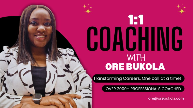 Buy 1 hour Career Coaching Session with Ore Bukola by Ore Bukola on Selar