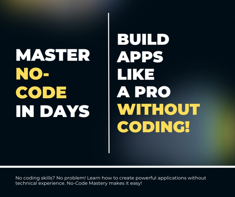 Buy No-Code Mastery Course by Orglobal Tech Network on Selar
