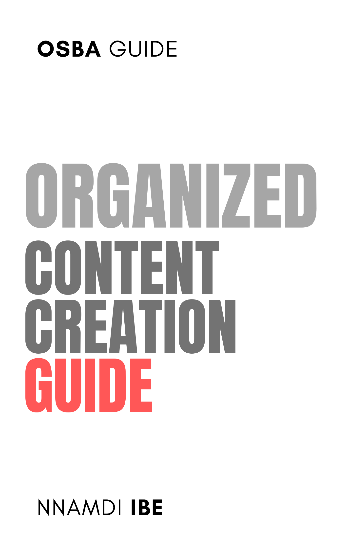 Buy ORGANIZED CONTENT CREATION GUIDE by The Organized Small Business ...