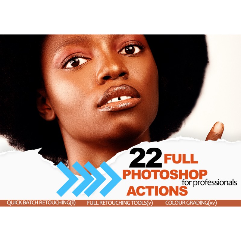 Buy FULL PHOTOSHOP ACTIONS FOR RETOUCHING by PASCAL CONCEPTS PHOTOGRAPHY on Selar