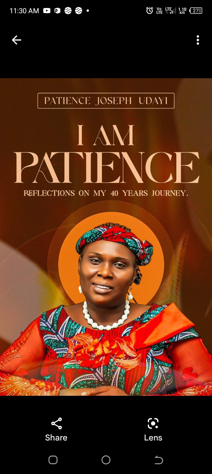 Buy I am Patience. Reflections on my 40 years journey. by Patience ...