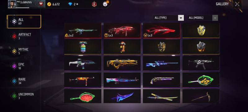 Buy FREE FIRE ACCOUNT by Paul Kalu on Selar