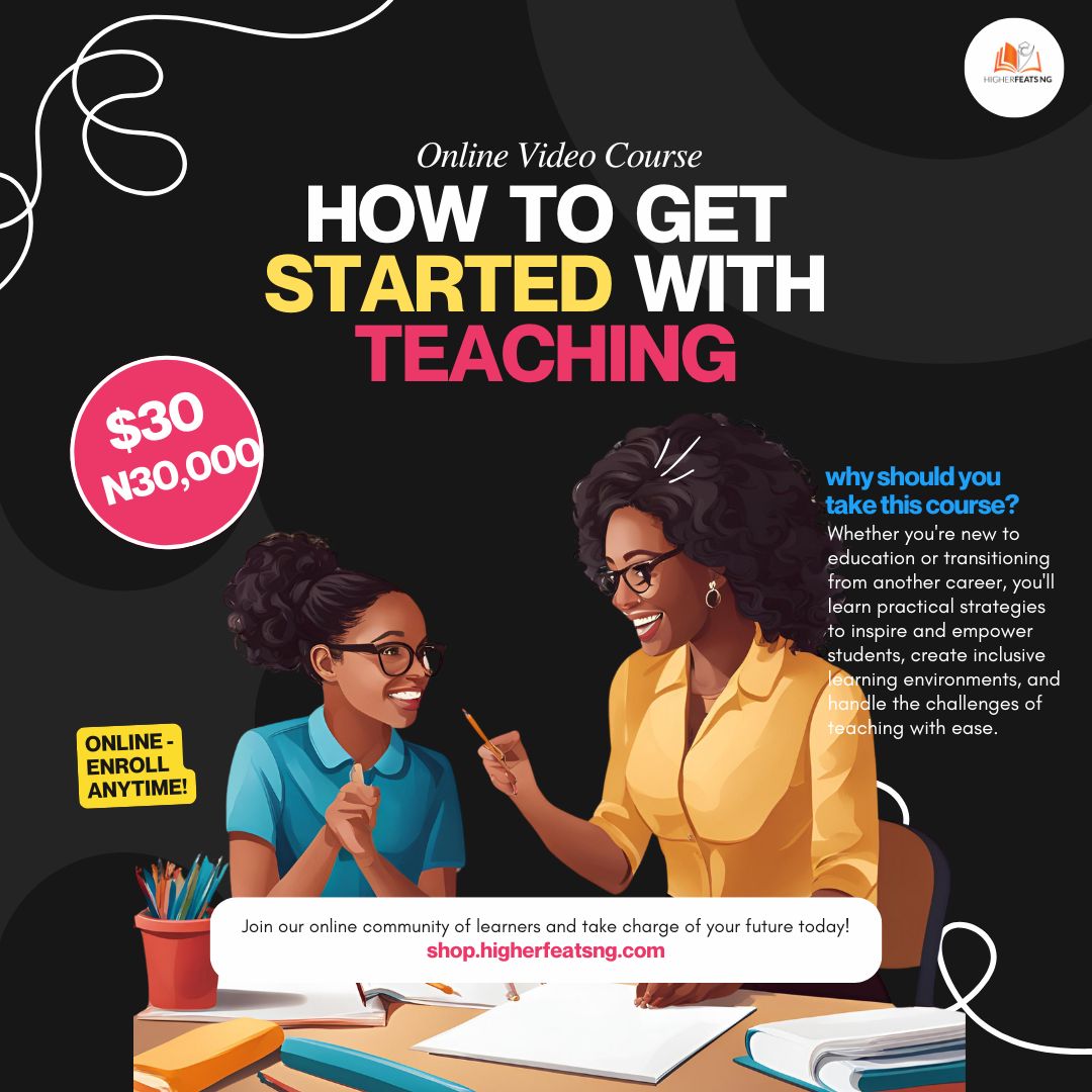 Buy How to Get Started with Teaching by Peace Eze on Selar
