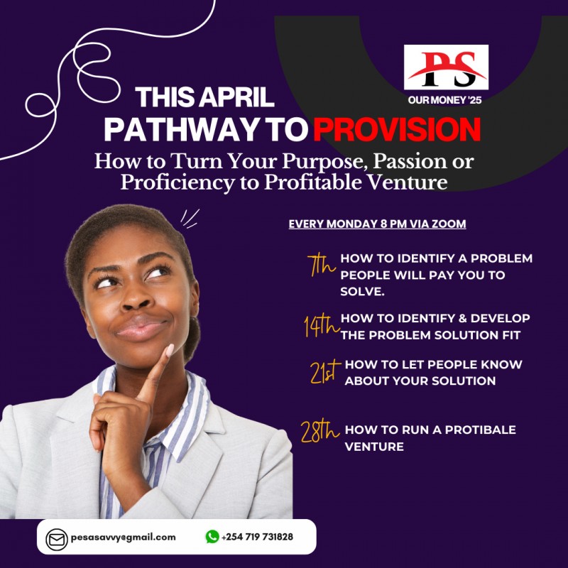 Buy APRIL : Pathway To Provision by Pesa Savvy on Selar