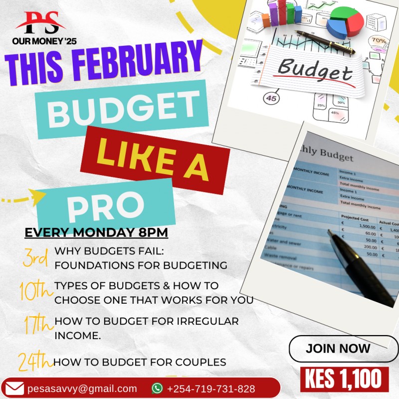 Buy FEBRUARY : Budget Like A Pro by Pesa Savvy on Selar