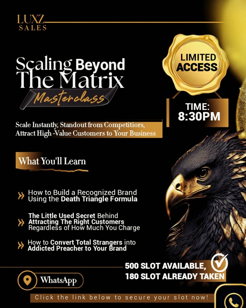 Get SCALING BEYOND THE MATRIX (SBTM) by Peter Ndifreke David on Selar