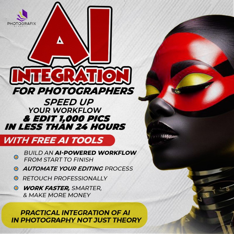 Buy AI INTEGRATION FOR PHOTOGRAPHERS by Photografix Academy on Selar