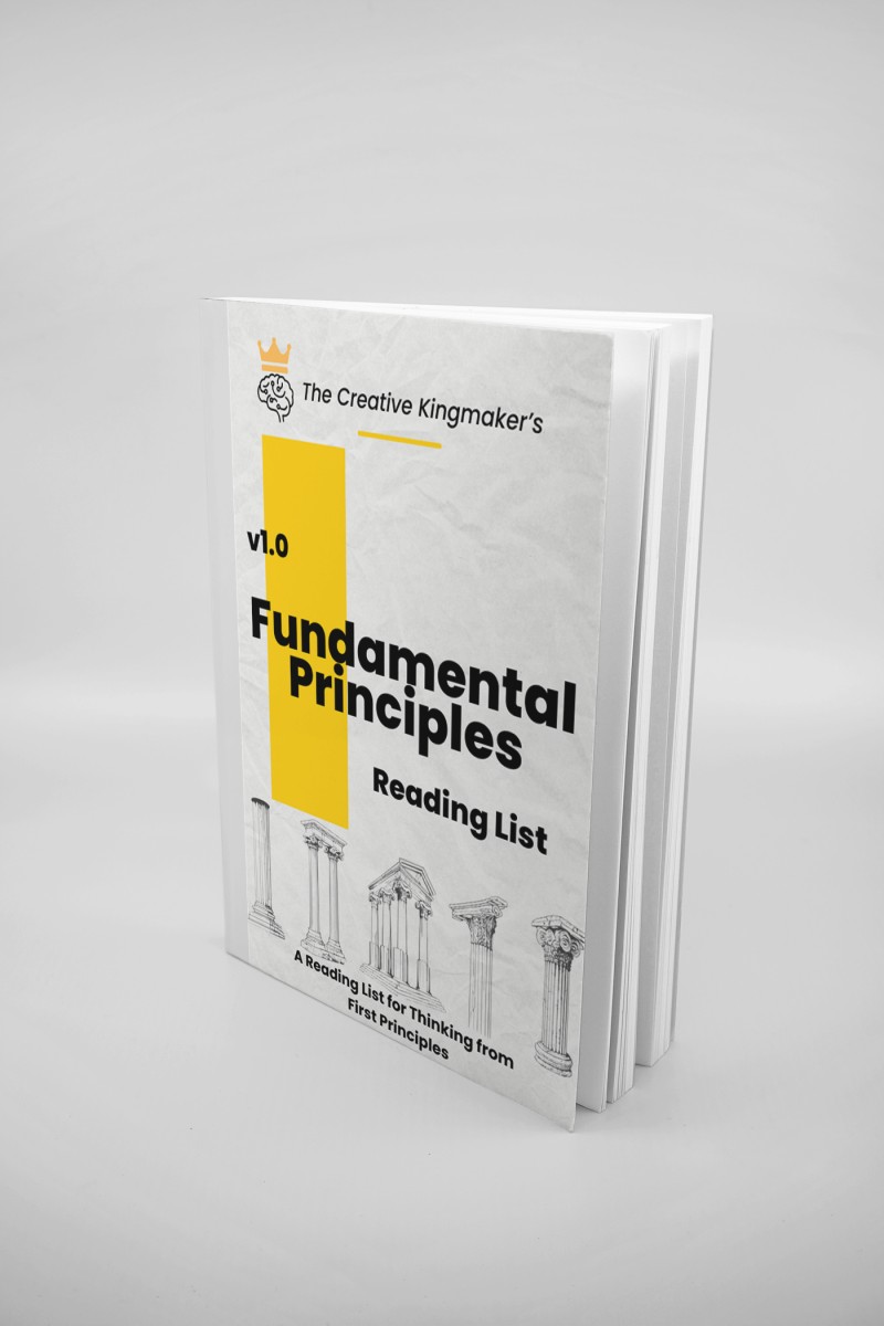 Get The First Principles Reading List – Books that rewire how you think ...