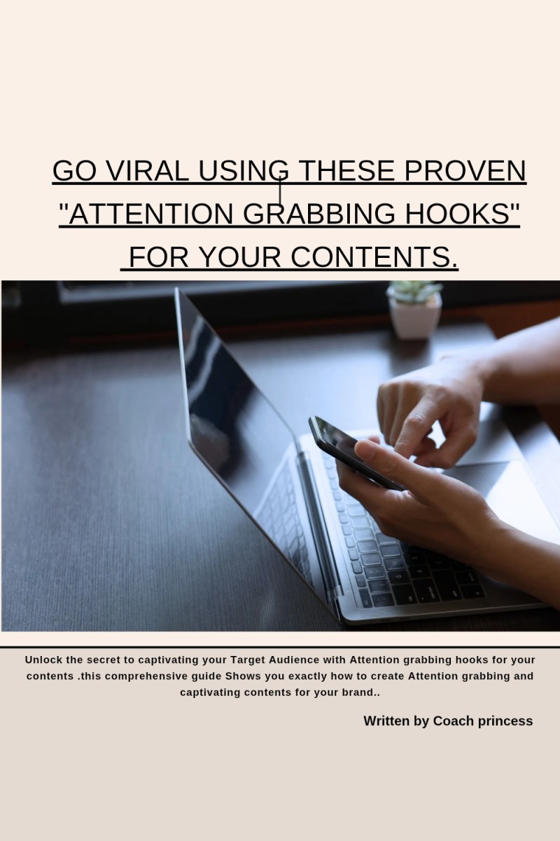 Buy ATTENTION GRABBING HOOKS/CAPTIONS FOR YOUR CONTENT by COACH Princess on Selar