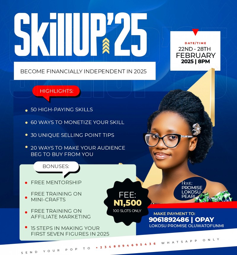 Buy SKILLUP'25 by Promise Lokosu Pearl on Selar