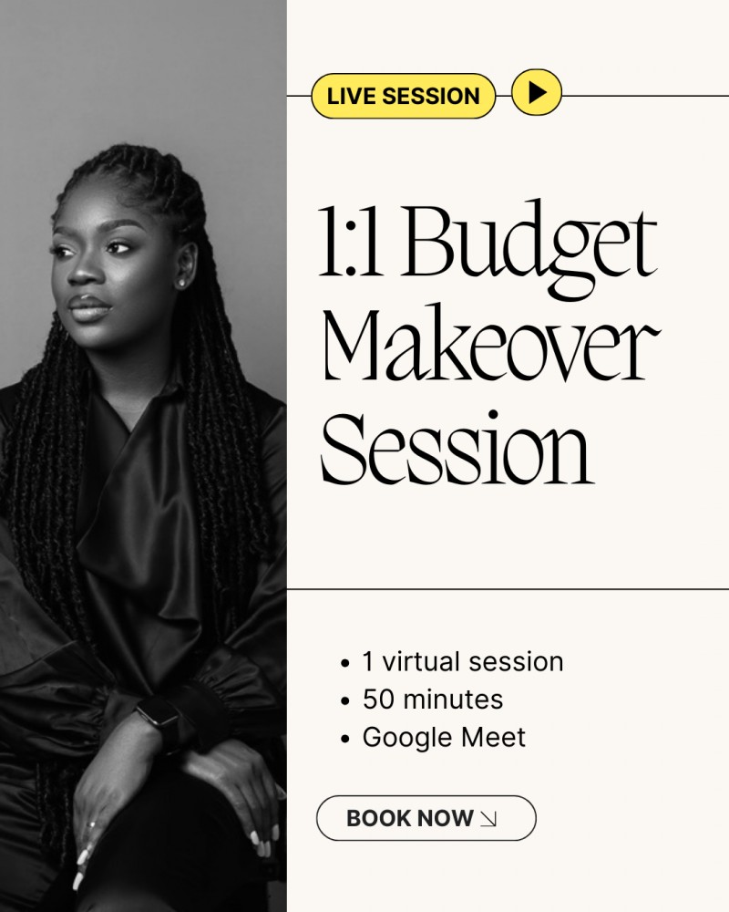 Buy Budget Makeover Session by Plan With Gloria on Selar