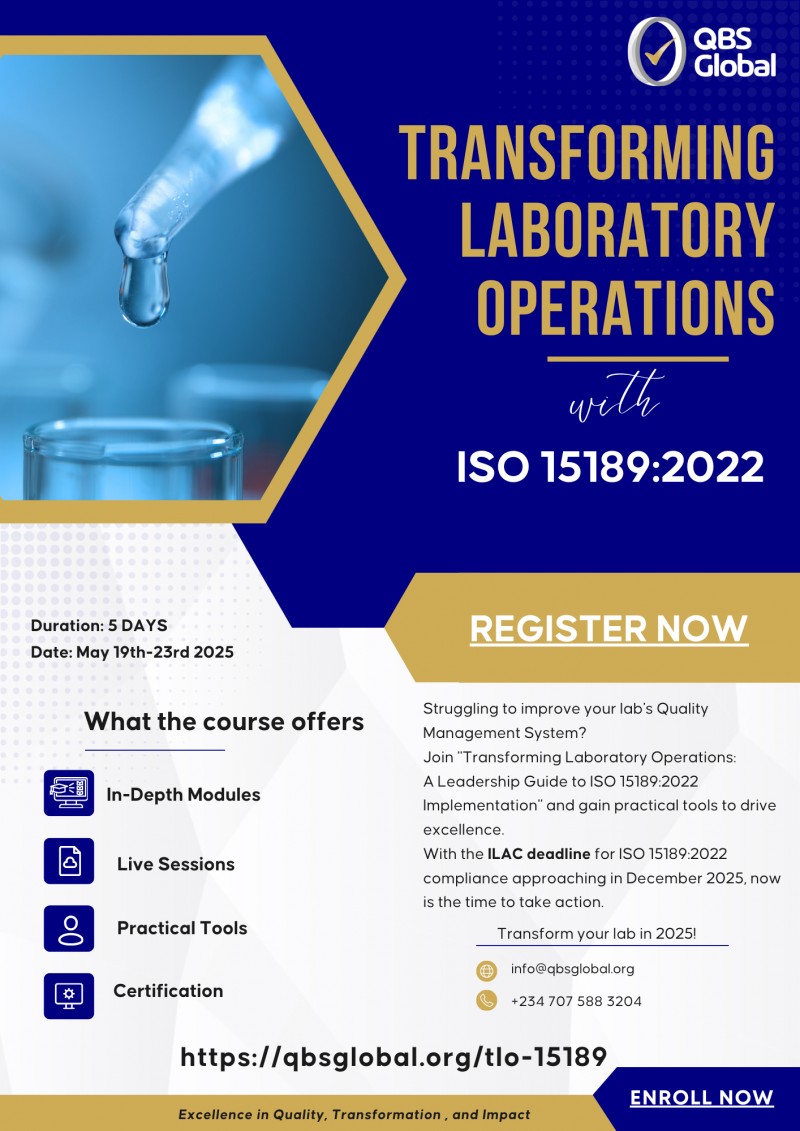 Subscribe Transforming Lab Operations - A Leadership Guide to ISO 15189 ...