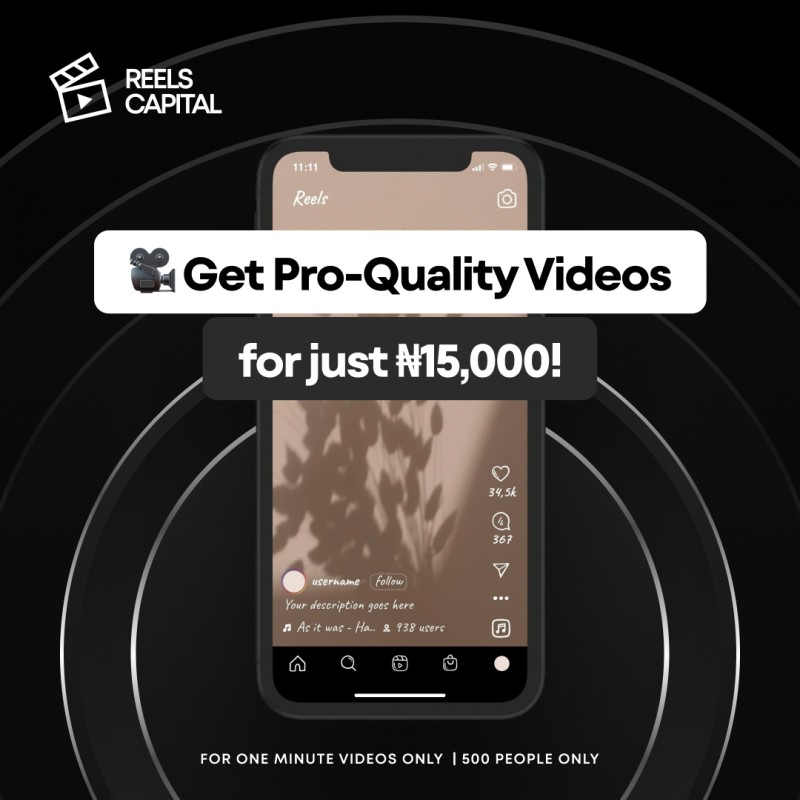 Buy Reels Capital Edit for creators and Tiktokers by Reels Capital on Selar