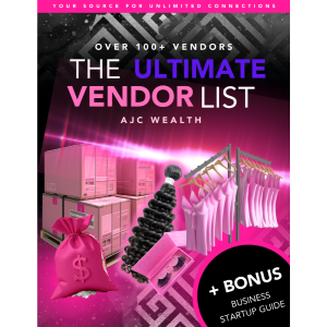 Buy THE ULTIMATE VENDOR LIST ( OVER 100 PLUS VENDORS ) by Regina Adjoa ...
